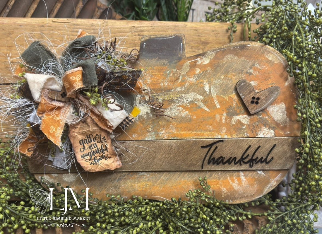 Thankful Pumpkin #181 – Little Jumbled Market